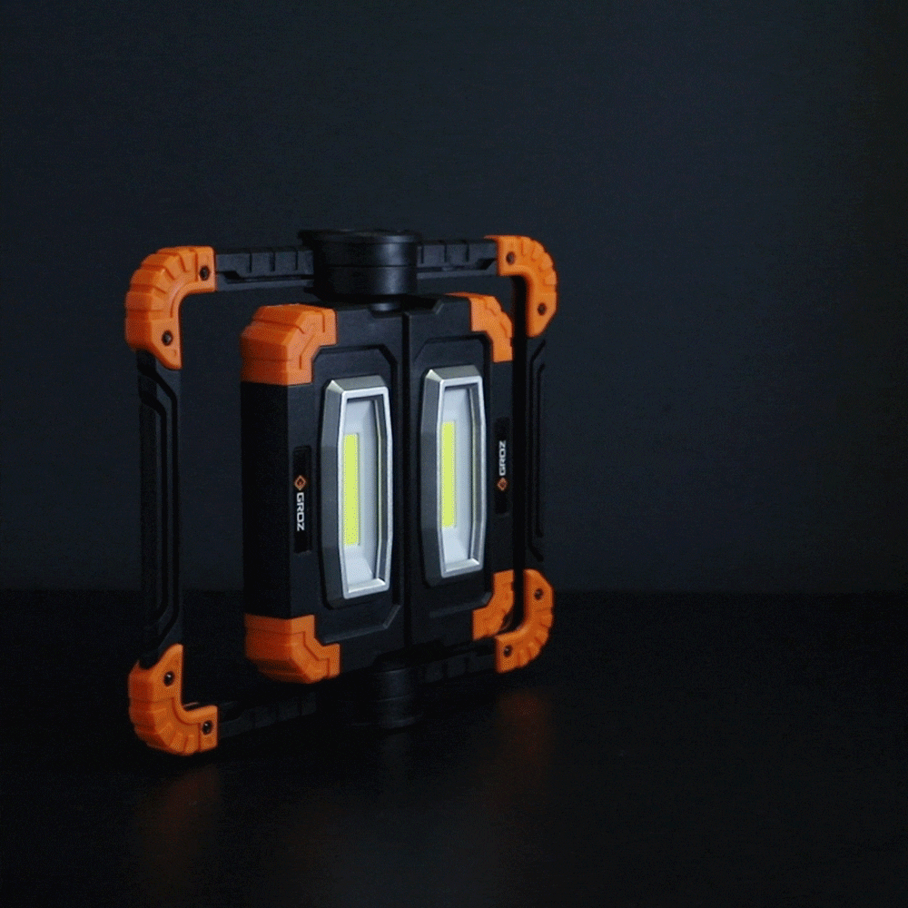 20W COB Rechargeable Folding Work Light with Magnet – GROZ USA