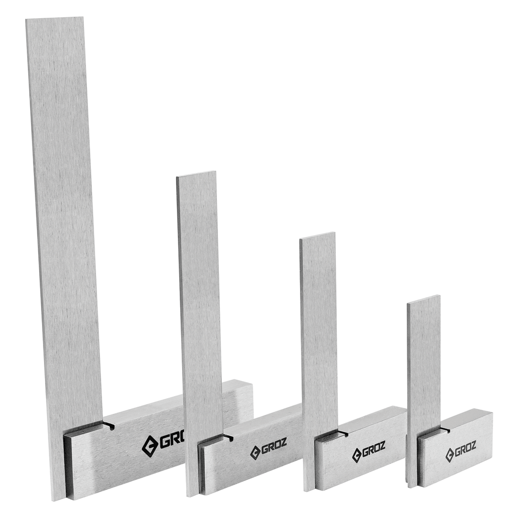 4 Piece Machinist Steel Square Precision Set – GROZ USA