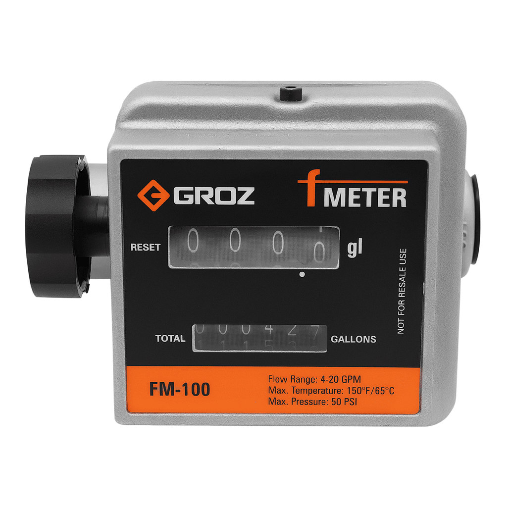 Mechanical F-Meter, Gallons, 3/4" NPT – GROZ USA