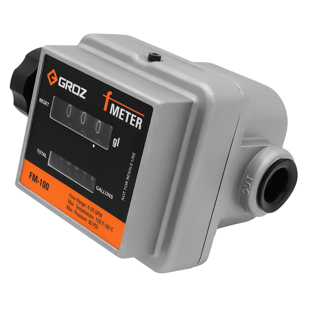 Mechanical F-Meter, Gallons, 3/4" NPT – GROZ USA