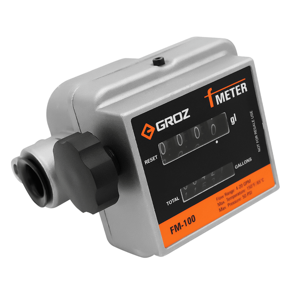 Mechanical F-Meter, Gallons, 3/4" NPT – GROZ USA