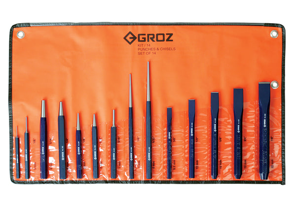 Punch and Chisel Sets with Pouch – GROZ USA