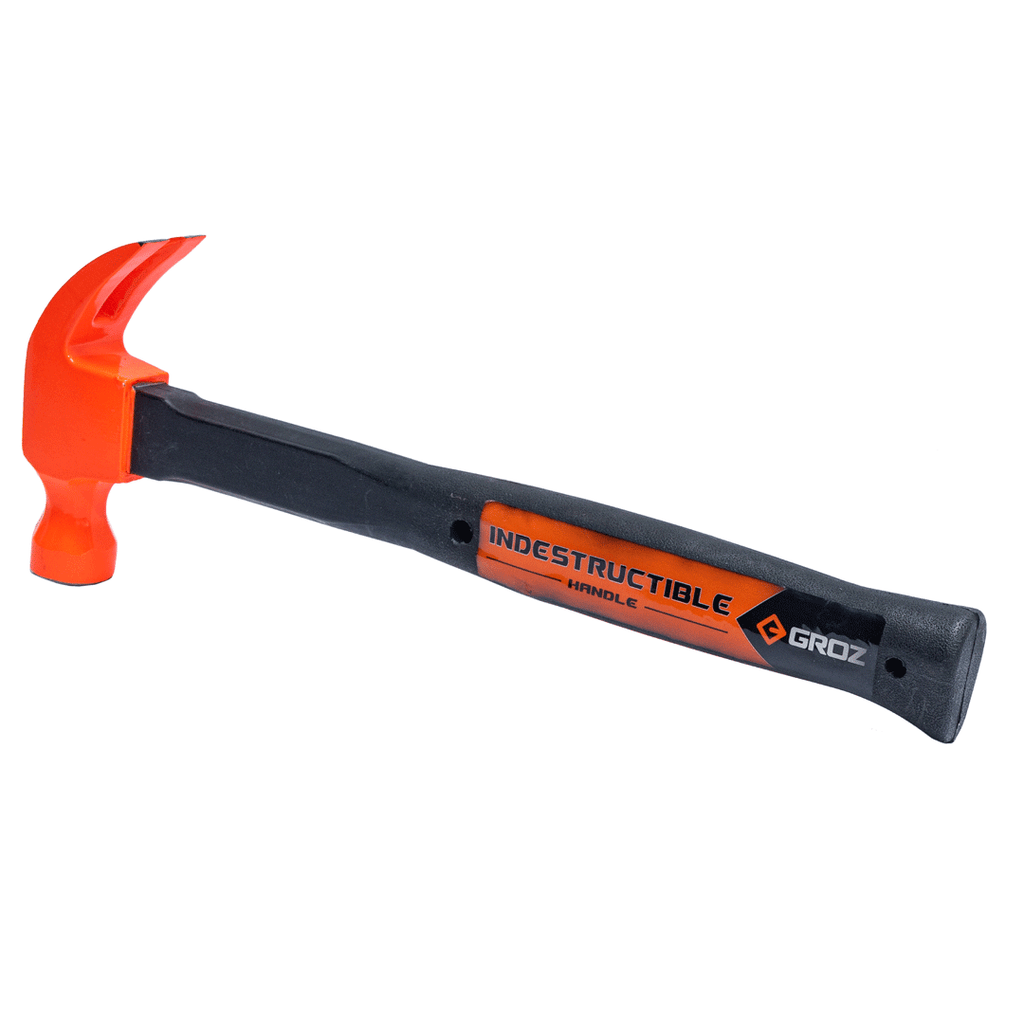 13" Indestructible Handle Claw Hammer, 16 oz. – GROZ USA