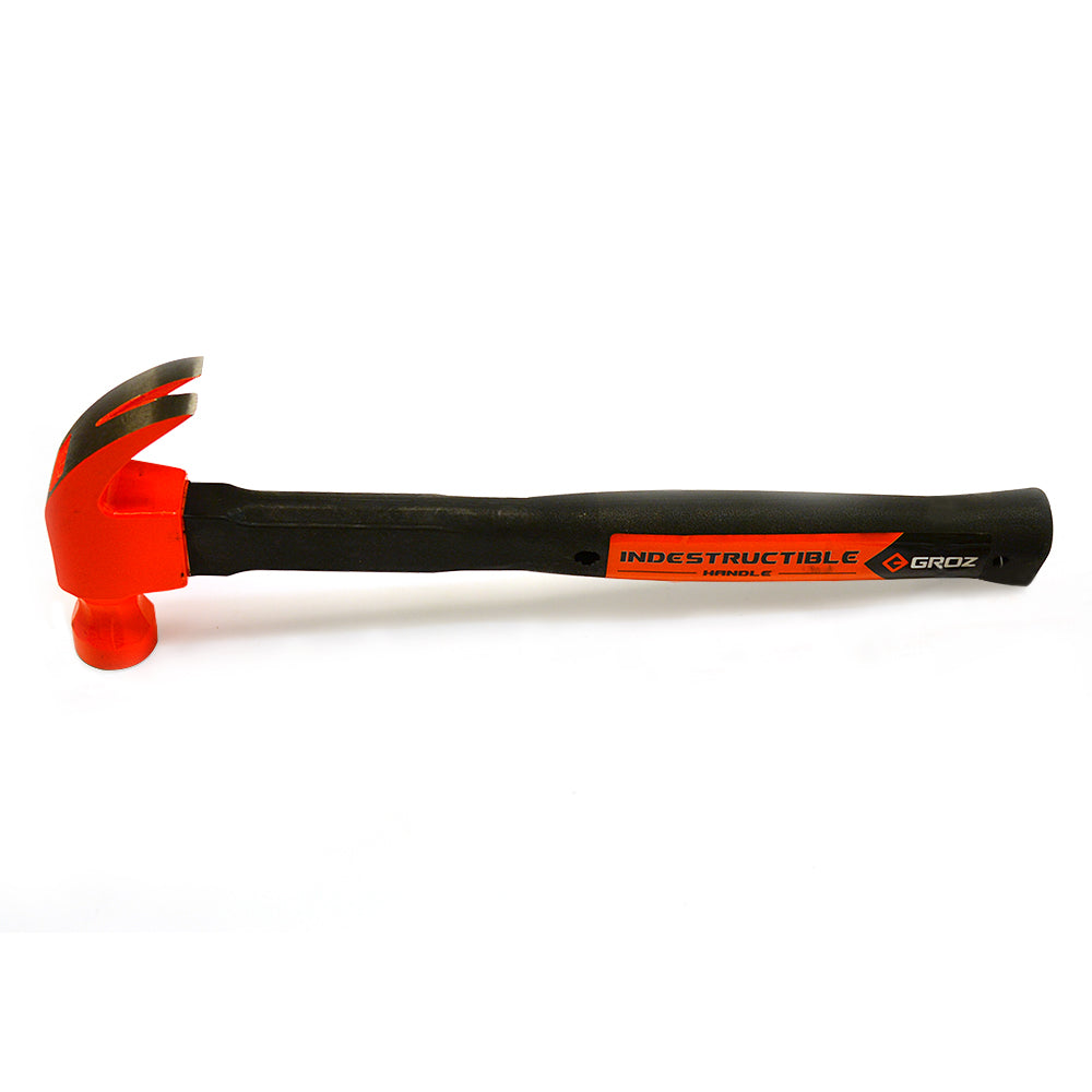 13" Indestructible Handle Claw Hammer, 16 oz. – GROZ USA