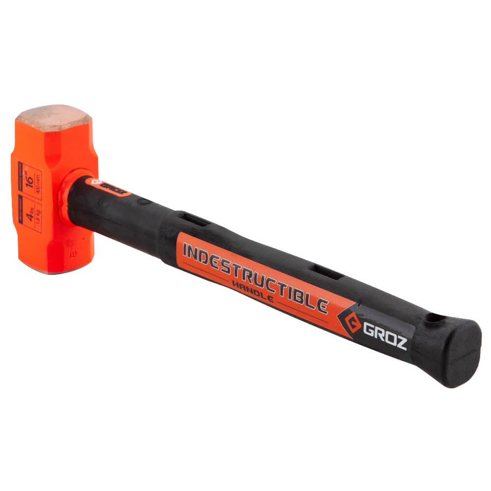 16" Indestructible Handle Copper Head Club Hammer, 4 lb. – GROZ USA