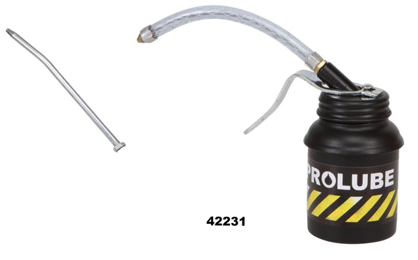 Prolube Steel Pistol Type Oil Can - Rigid & Flexible Spout – GROZ USA