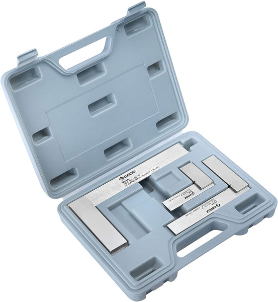 Machinist Steel Square Set With Plastic Carrying Case – GROZ USA