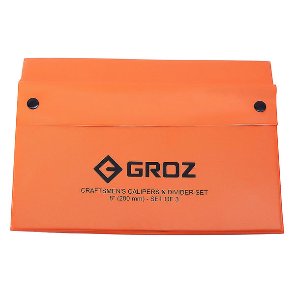 Inside, Outside Caliper & Divider Set, 8" Steel – GROZ USA