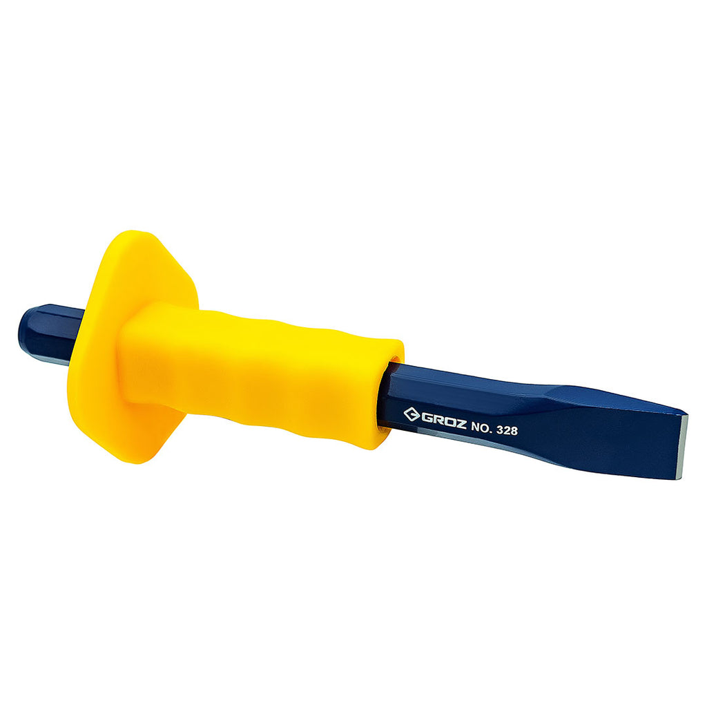 Octagonal Cold Chisel with Grip Guard, 10" - 3/4" or 1" Width – GROZ USA