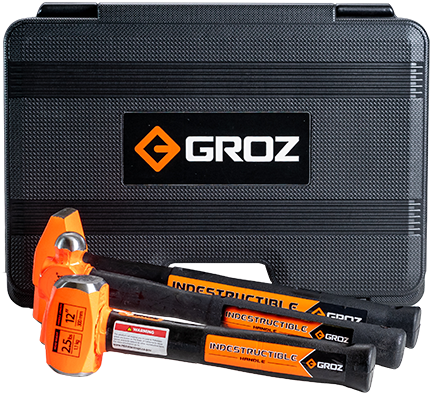 Indestructible Handle 3 Piece Hammer Kit – GROZ USA