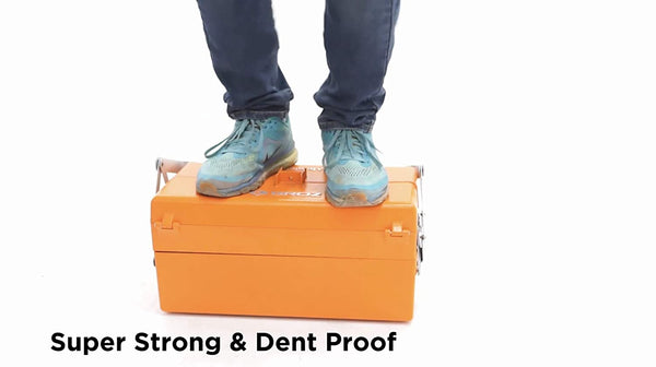 Lightweight & Portable 18-Inch Cantilever Tool Box – GROZ USA