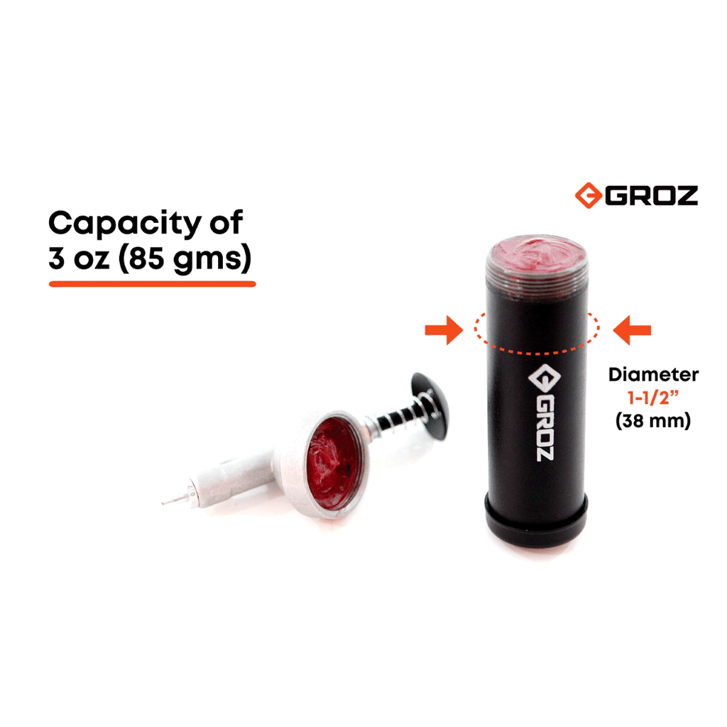 PROLUBE Mini Push Type Grease Gun with Steel Barrel, Push Type – GROZ USA