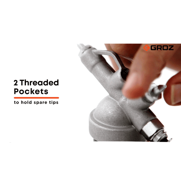 PROLUBE Mini Push Type Grease Gun with Steel Barrel, Push Type – GROZ USA