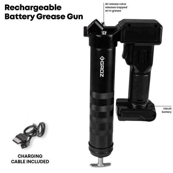PROLUBE Rechargeable 2000 mAh Lithium-Ion Battery Grease Gun – GROZ USA