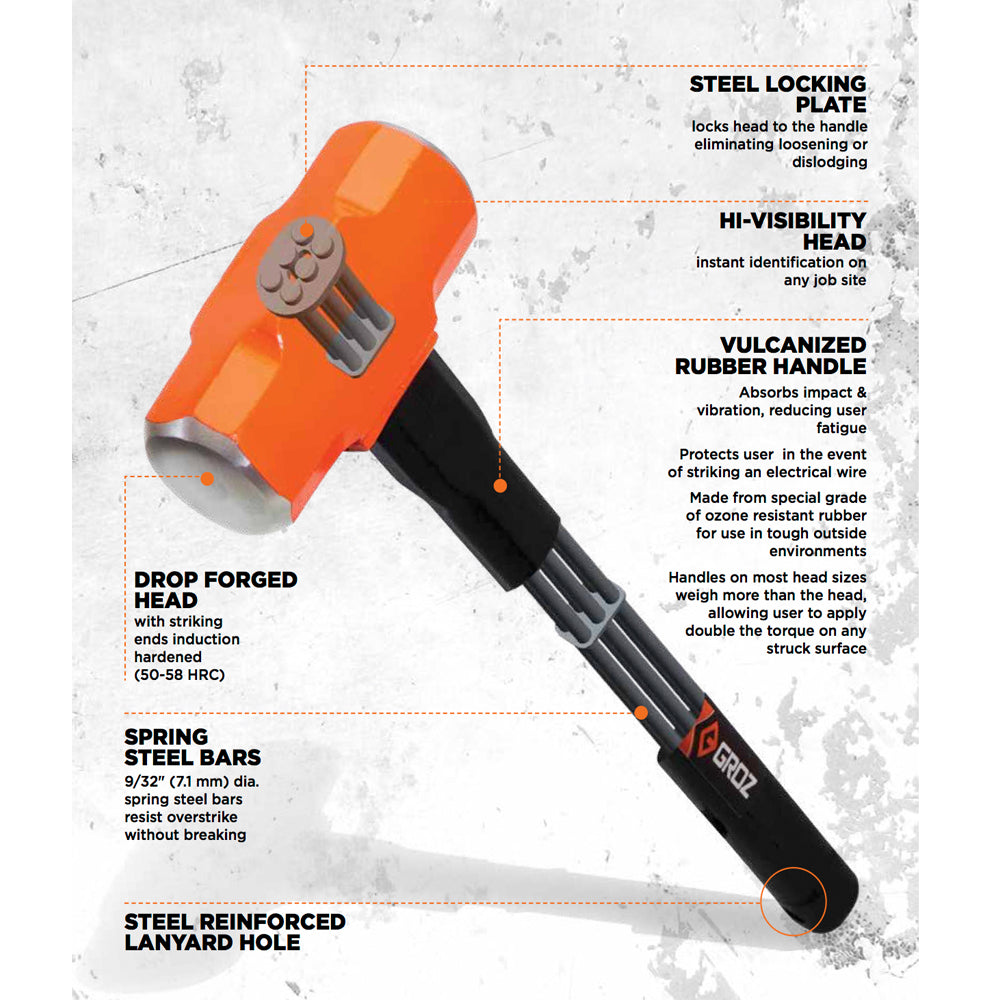 Professional Sledge Hammer JET Sledge Hammer - Indestructible Handle ...